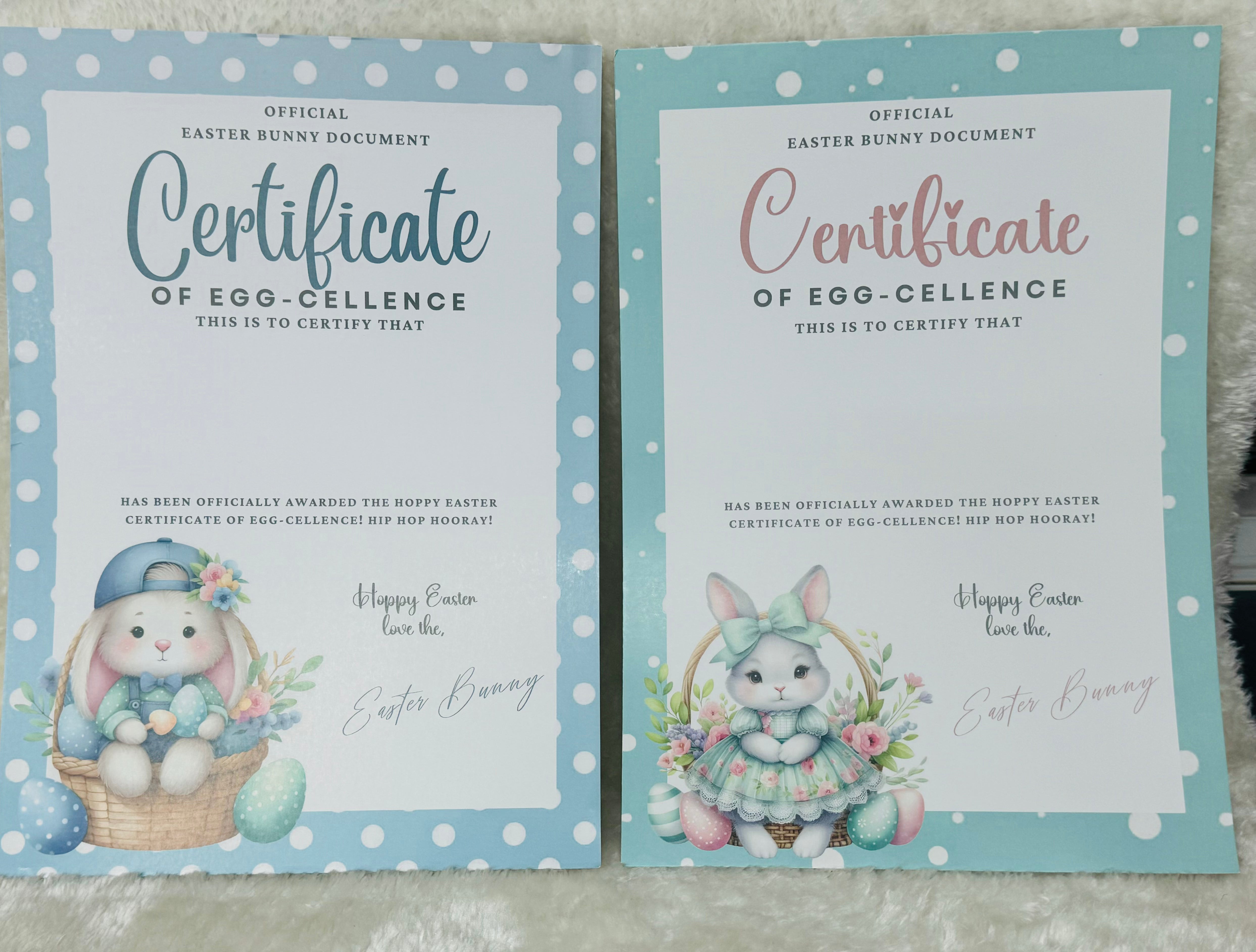Easter Certificates – RST Wholesale Ltd